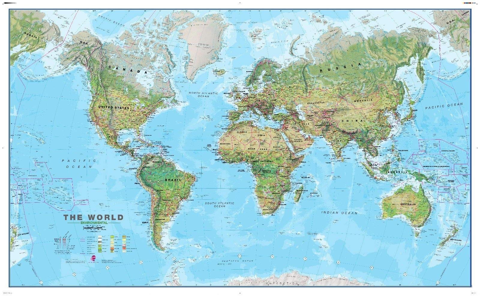 World Map Printable With Names