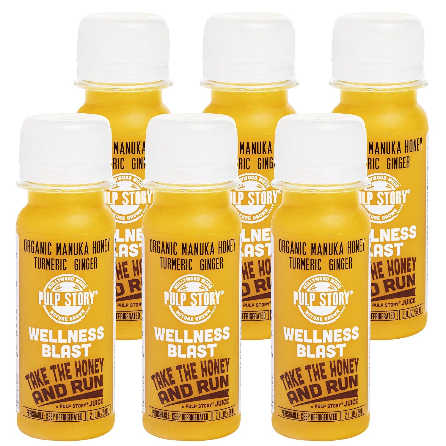 Amazon.com : Cold Pressed Juice Shots - Take The Honey & Run - Manuka ...