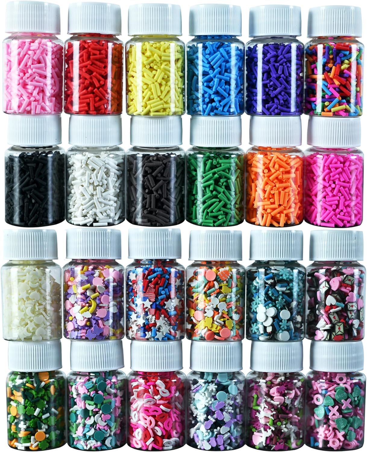 Amazon.com: LIKETURE Fake Sprinkles Bundle Pack 12 Bottles Holiday ...