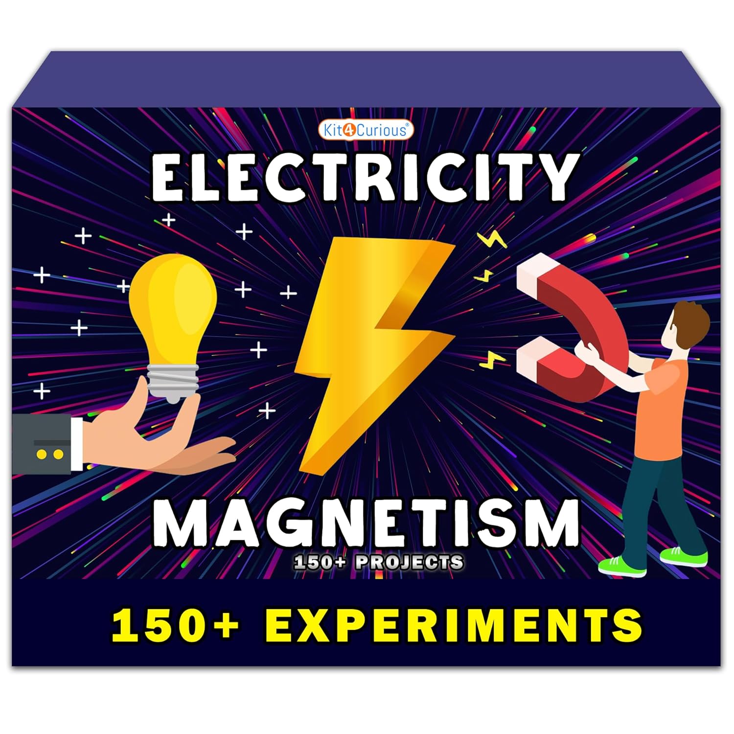 Buy Kit4Curious Science Experiment Kit Electricity and Magnetism Gift ...