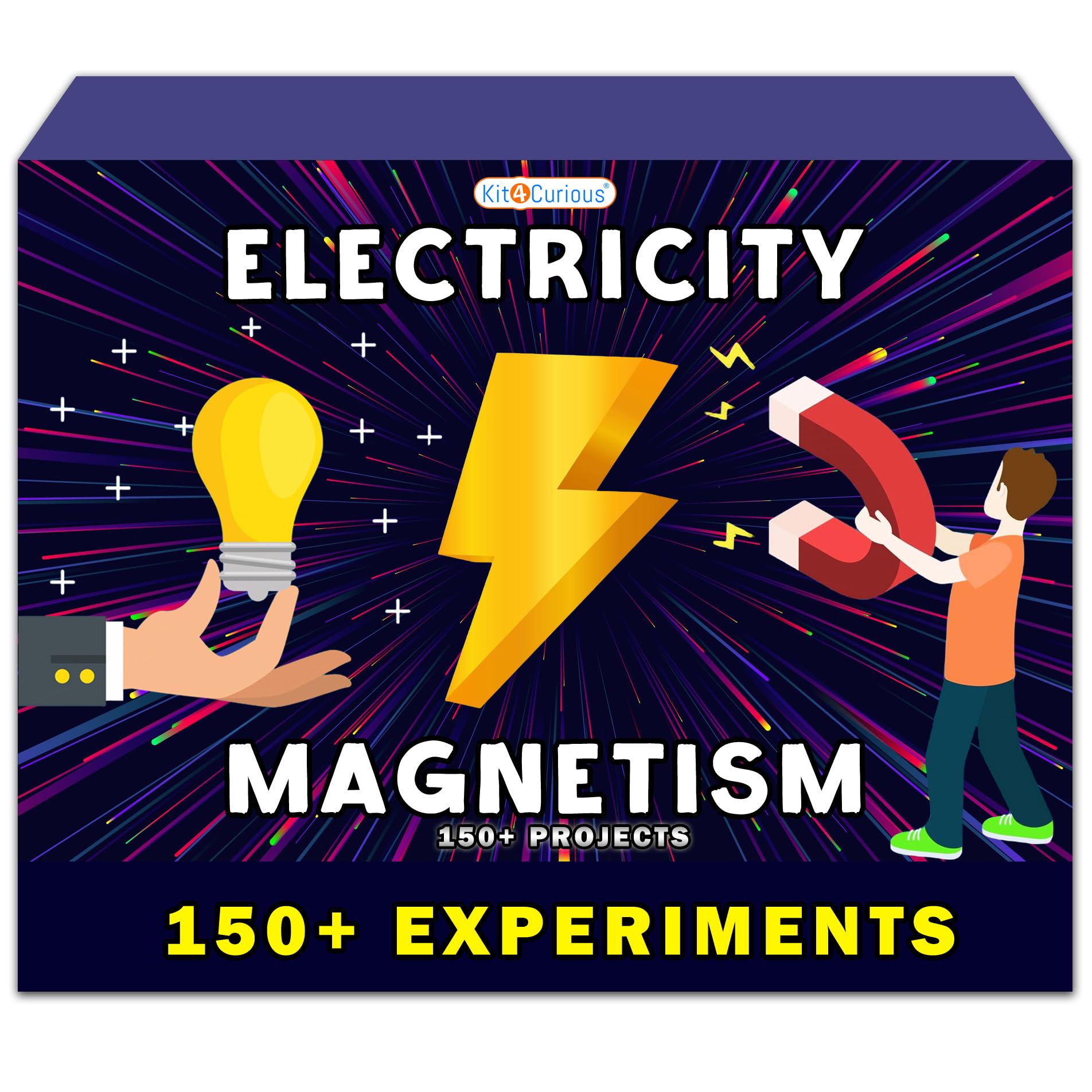 Buy Kit4Curious Science Experiment Kit Electricity and Magnetism Gift ...
