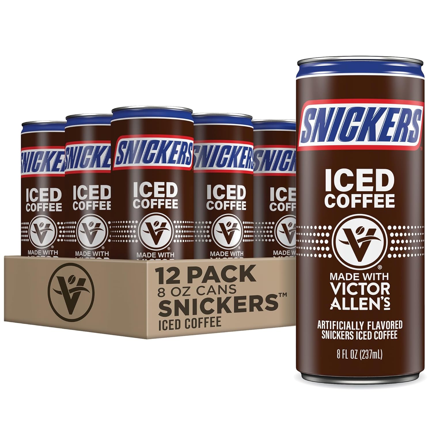 Brandclub - Victor Allen's Coffee Snickers Iced Coffee Latte Ready to ...