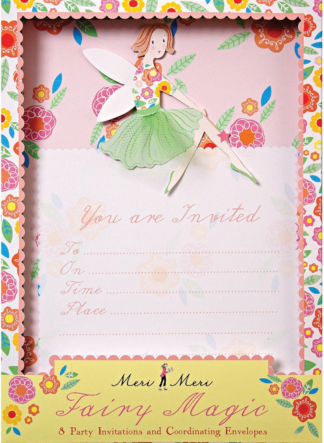 Amazon.com: Meri Meri Party Invitations, Fairy Magic : Home & Kitchen
