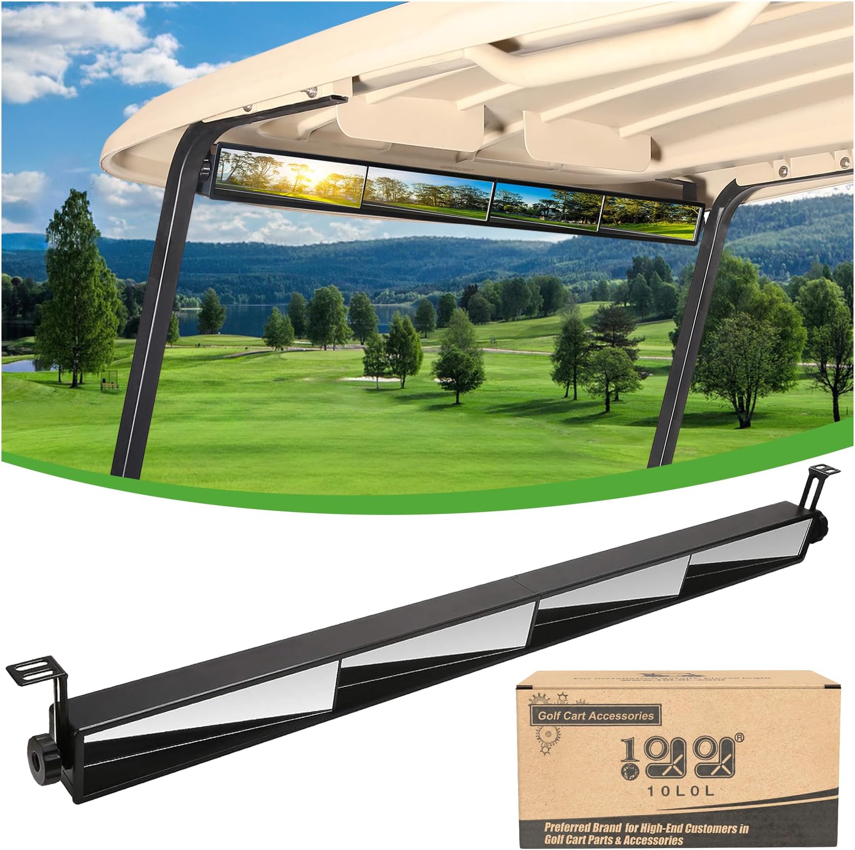 Amazon.com: E-Z-GO Pro-Fit 5-Panel Rear View Mirror : Automotive