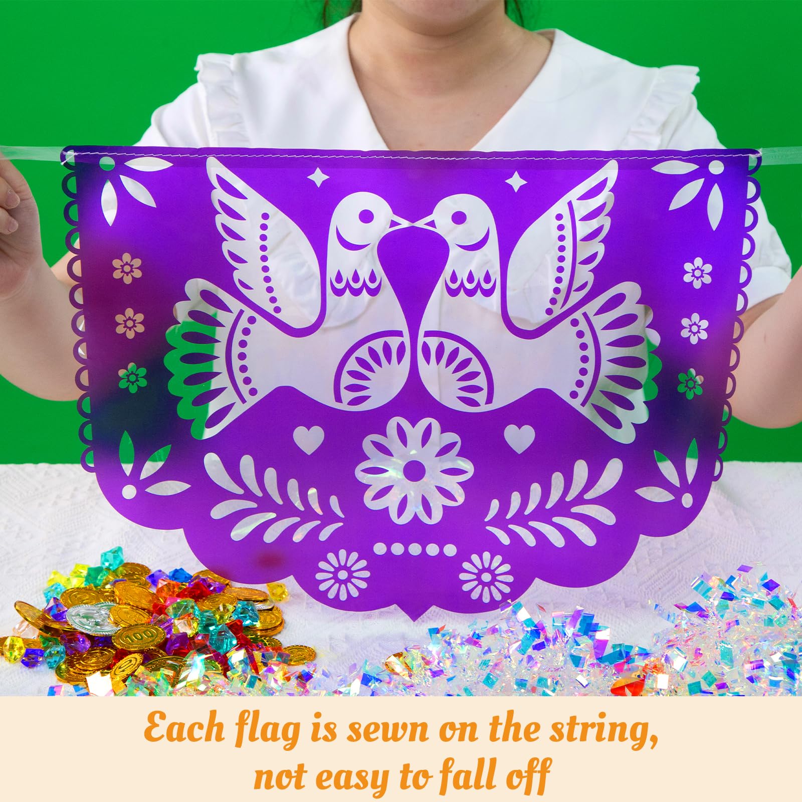 Snapklik.com : 2 Pack Mexican Party Banners,36 Feet Fiesta Banner PVC ...