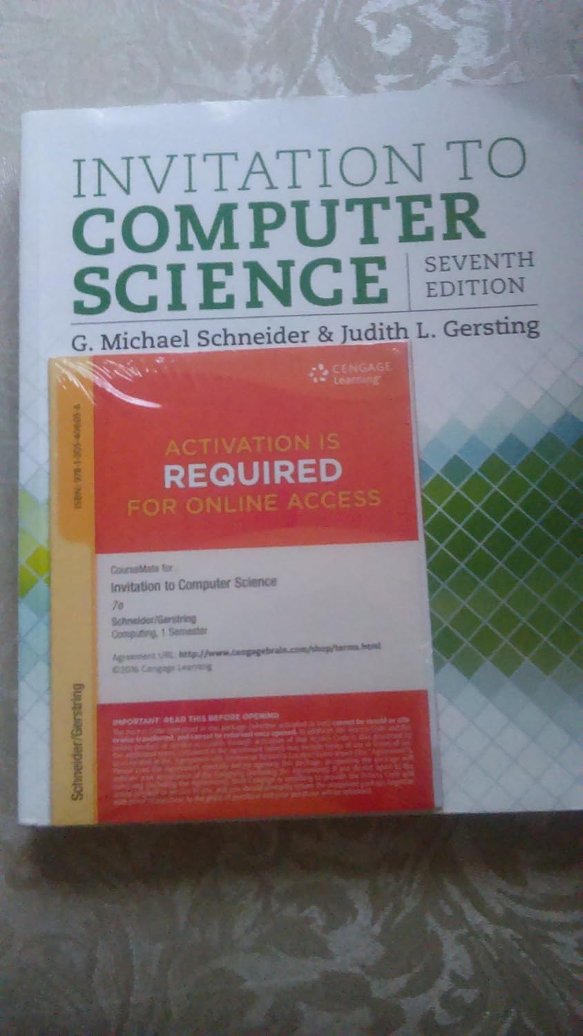 Invitation to Computer Science - Standalone book: 9781305075771 ...