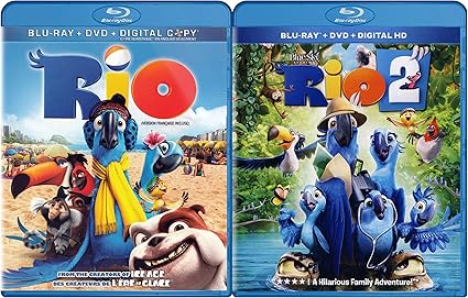 Rio / Rio 2 (Blu-ray + DVD): Amazon.ca: Movies & TV Shows