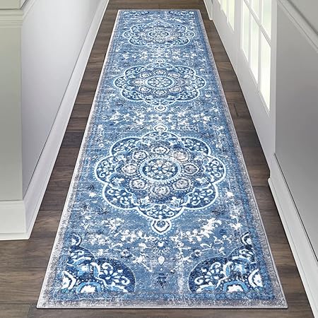 Amazon.com: Pauwer Hallway Runner Rug 2x8, Long Washable Kitchen Rugs ...