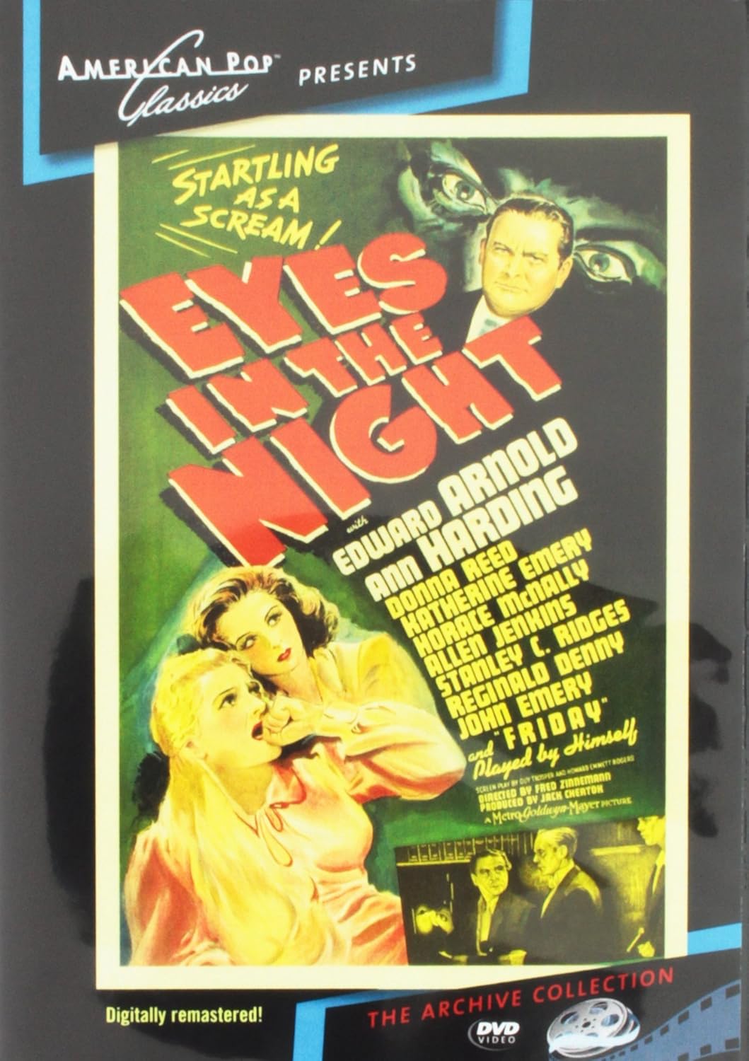 Amazon.com: Eyes in the Night : Edward Arnold, Ann Harding, Donna Reed ...