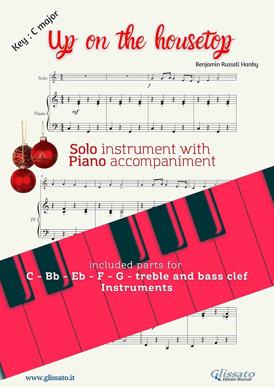 Up on the Housetop (in C) for all instruments with piano accompaniment ...