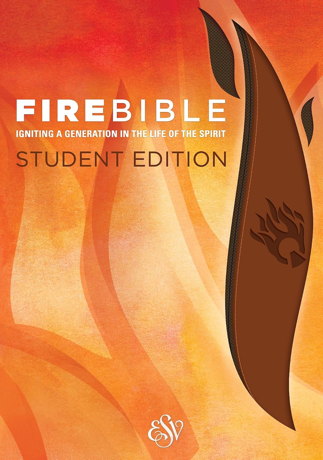 ESV Fire Bible Student Edition (Flexisoft, Brown/Chestnut): English ...
