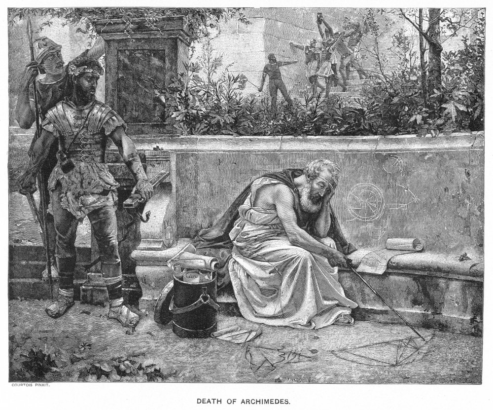 Buy Archimedes (287-212 BC) Ngreek Mathematician And Inventor The Death ...