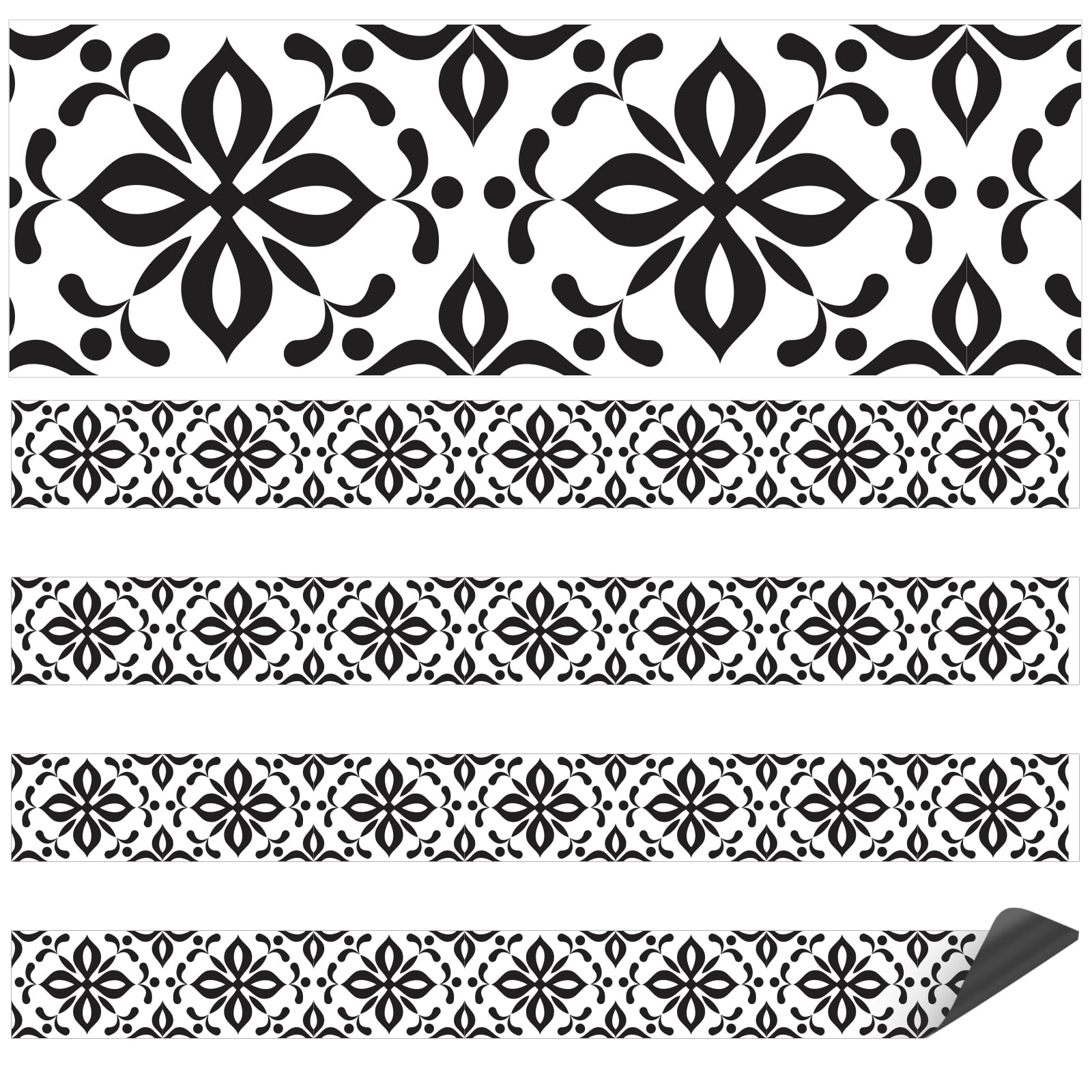 Snapklik.com : Qeeenar 24 Pcs Magnetic Borders For Classroom Whiteboard ...