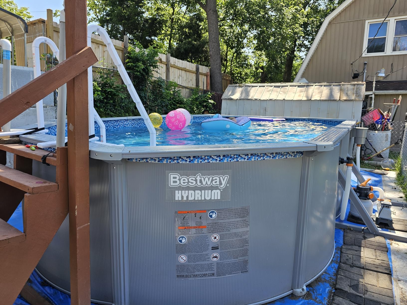 $55/mo - Finance Bestway Hydrium Galvanized Steel Wall Above Ground ...