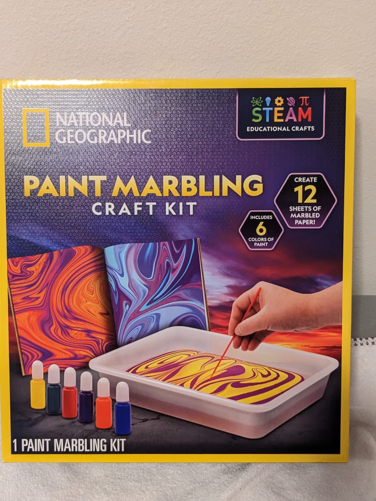 $2/mo - Finance NATIONAL GEOGRAPHIC Paint Marbling Arts & Crafts Kit ...