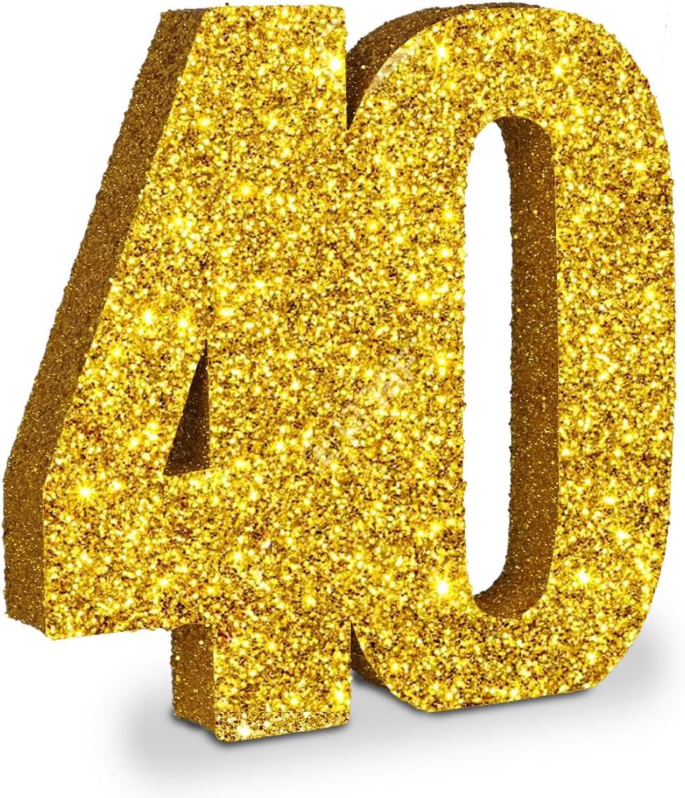 Amazon.com: Eploger 40th Birthday Decorations for Men and Women,40th ...