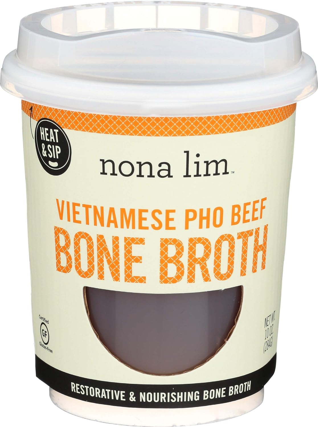 Amazon.com: Nona Lim Vietnamese Pho Bone Broth, 10 oz : Grocery ...