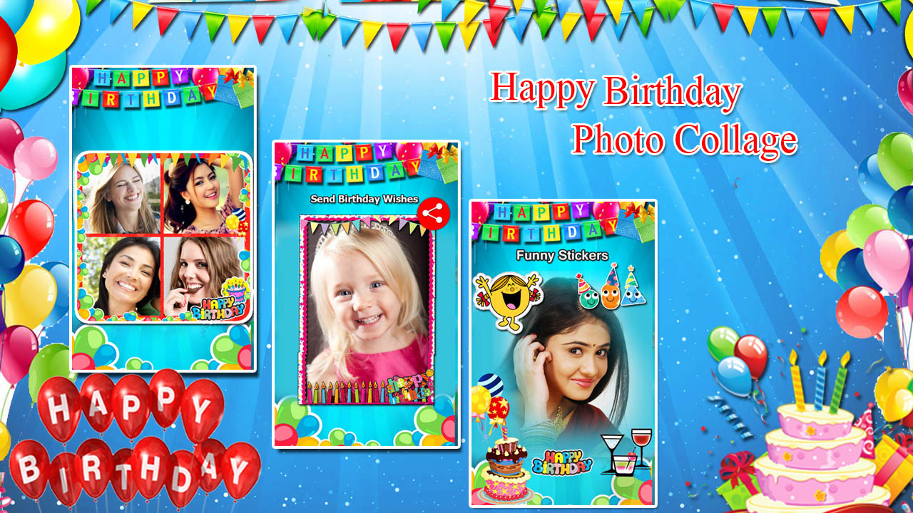 Happy Birthday Collage Maker Photo Editor - App on the Amazon Appstore