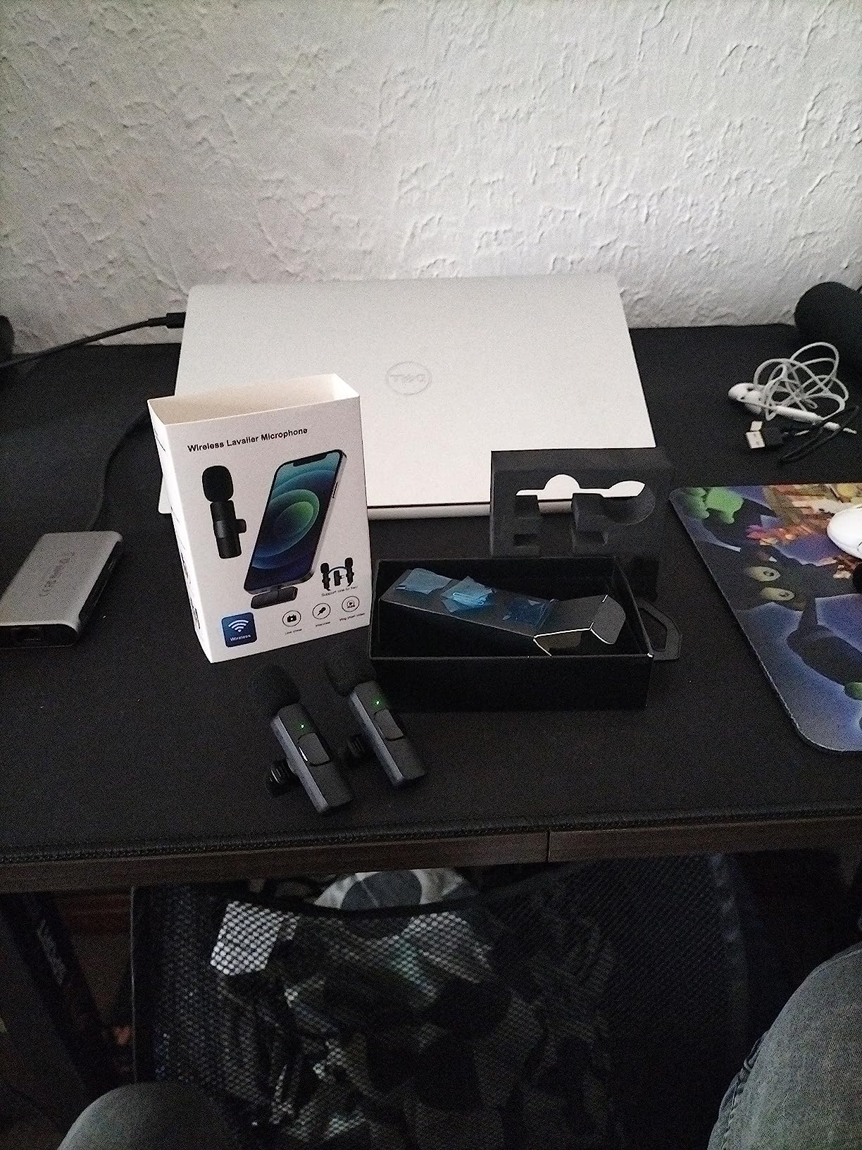 Voctus Wireless Lavalier Microphone with 3 Level Noise Reduction, 60ft ...