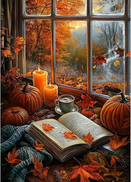 Amazon.com: KEYIFA Autumn Diamond Art Kits for Adults, DIY Diamond ...