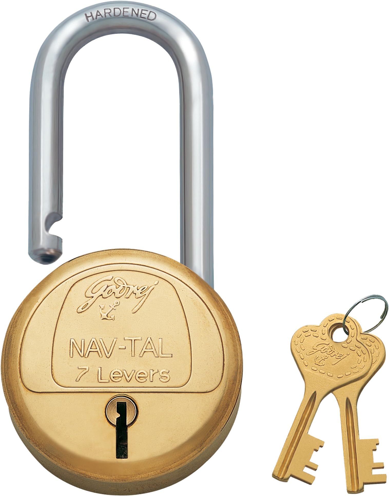 Godrej Locking Solutions and Systems Nav-tal Key Padlock with 3 Keys ...