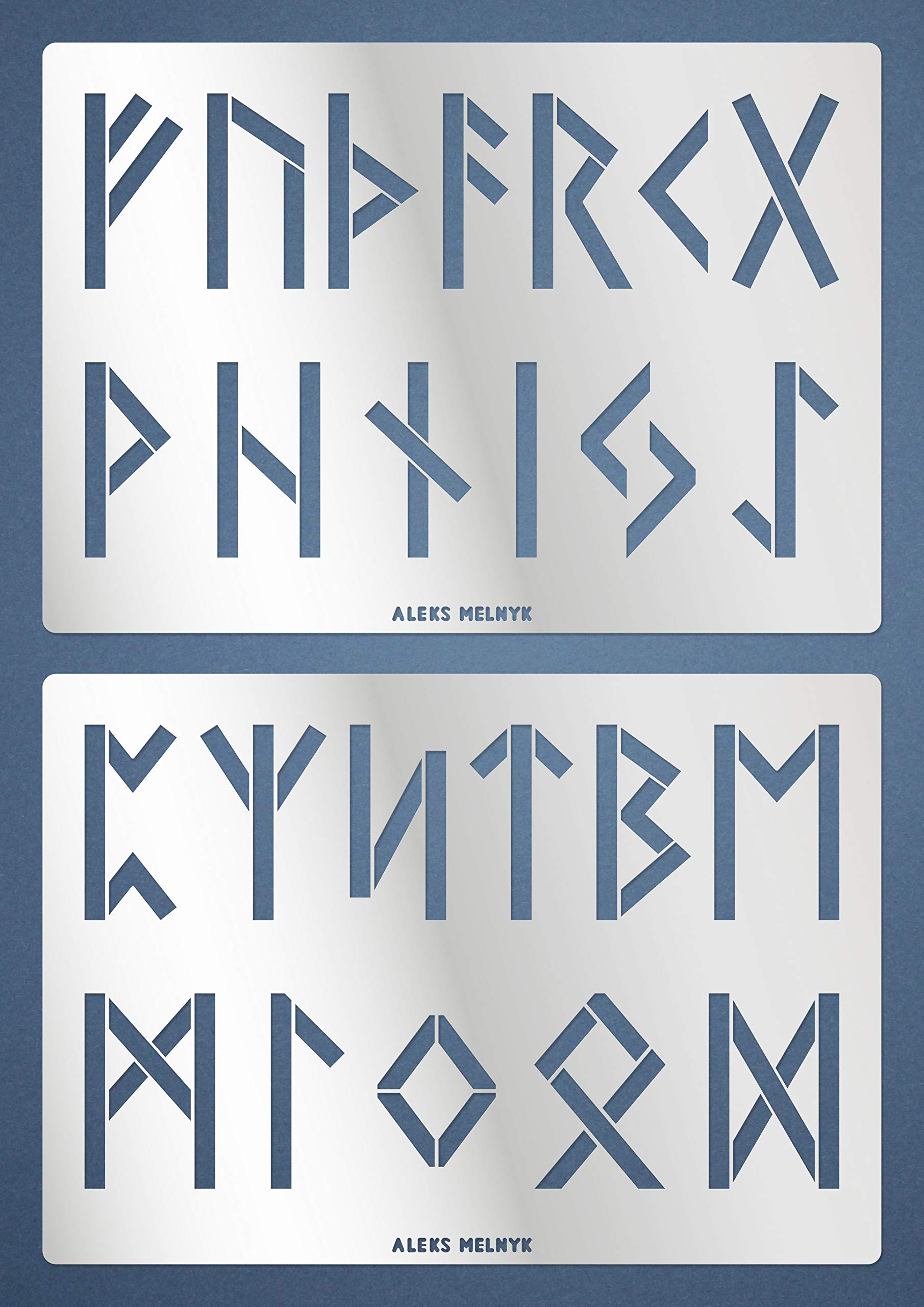 Buy Aleks Melnyk 86 Metal Stencil Elder Futhark Runes Ancient Buy Aleks Melnyk 86 Metal Stencil Elder Futhark Runes Ancient