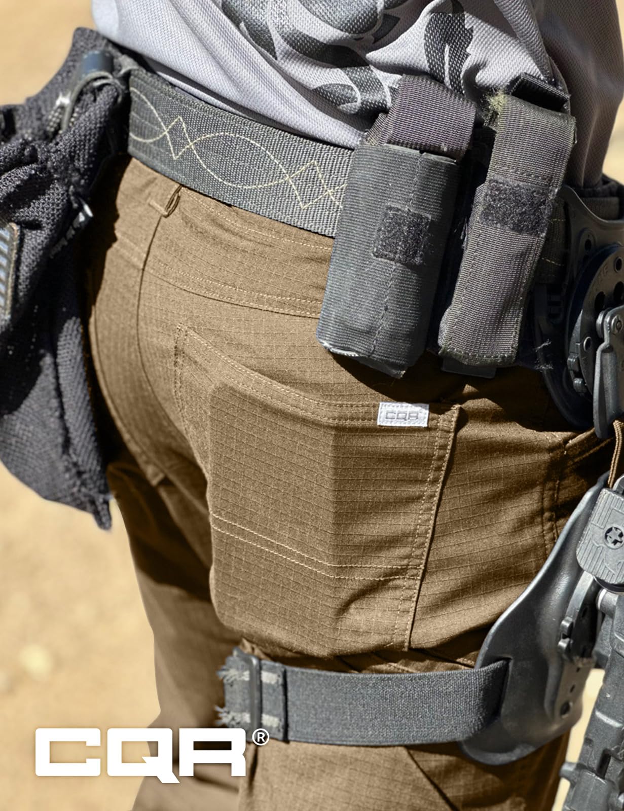 Snapklik.com : Mens Flex Stretch Tactical Pants, Water Resistant ...