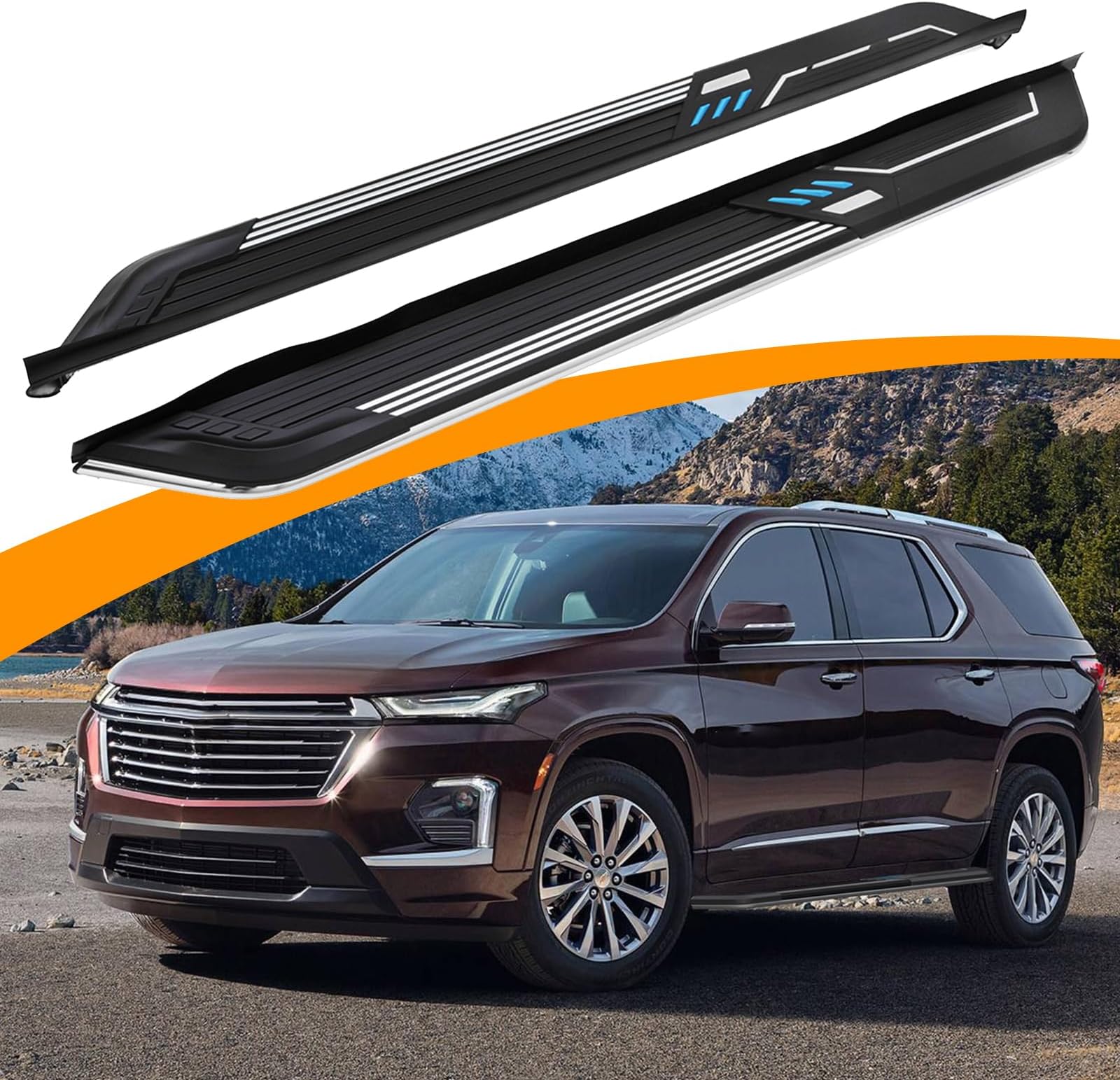 Amazon.com: OTHOWE 5.5" Aluminum Running Boards Compatible with 2018 ...