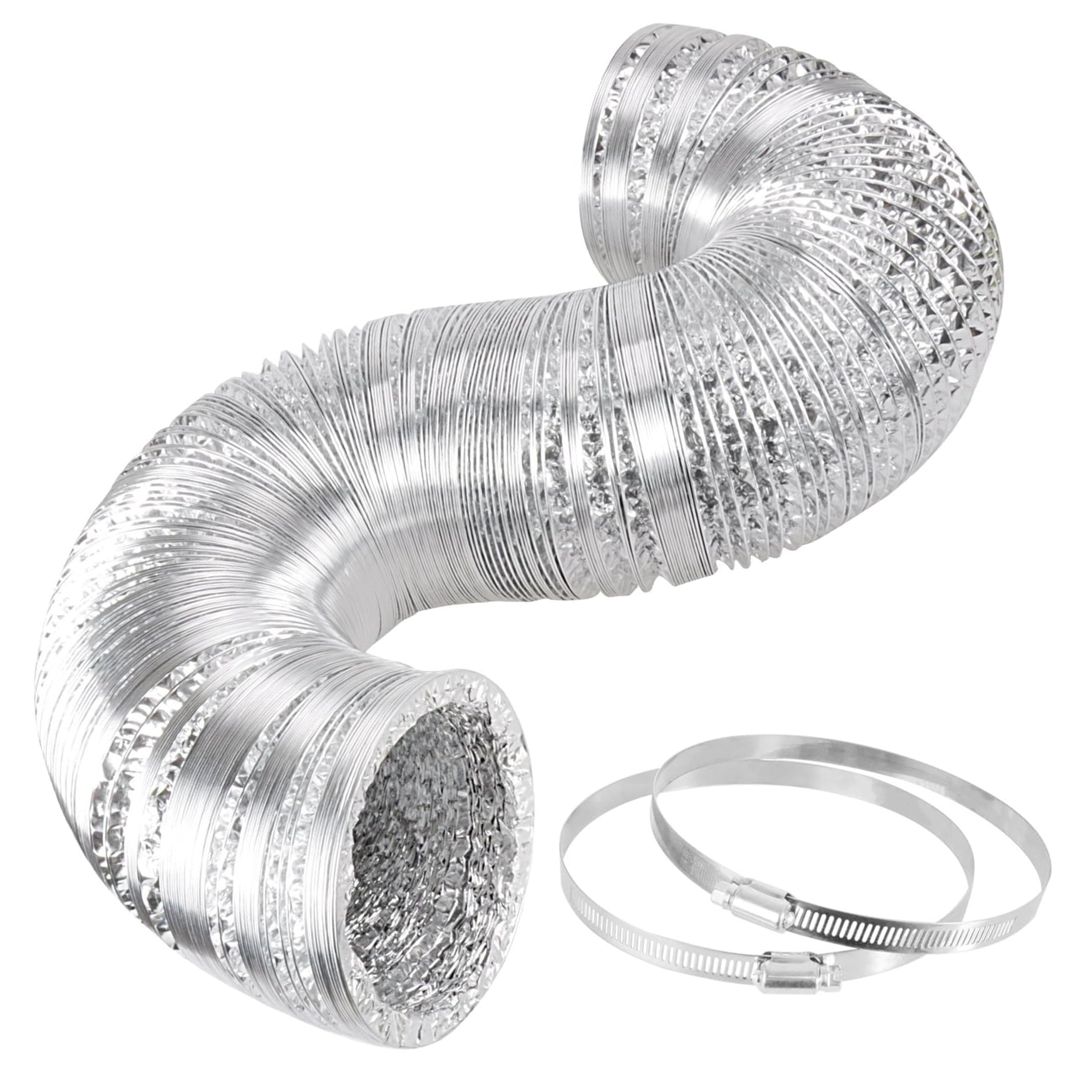 Amazon.com: Simple Deluxe 6 Inch 16 Feet Ducting, Non-Insulated Flex ...