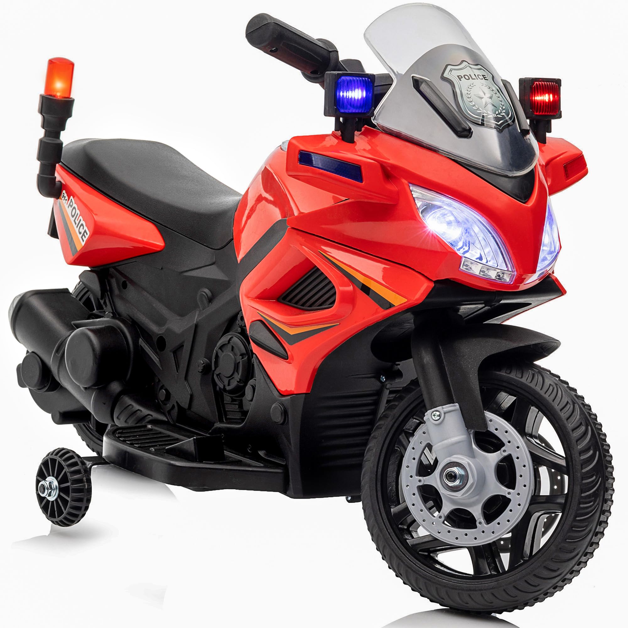 Amazon.com: Outfunny Kids Motorcycle, 6V Electric Motorcycle for Kids ...