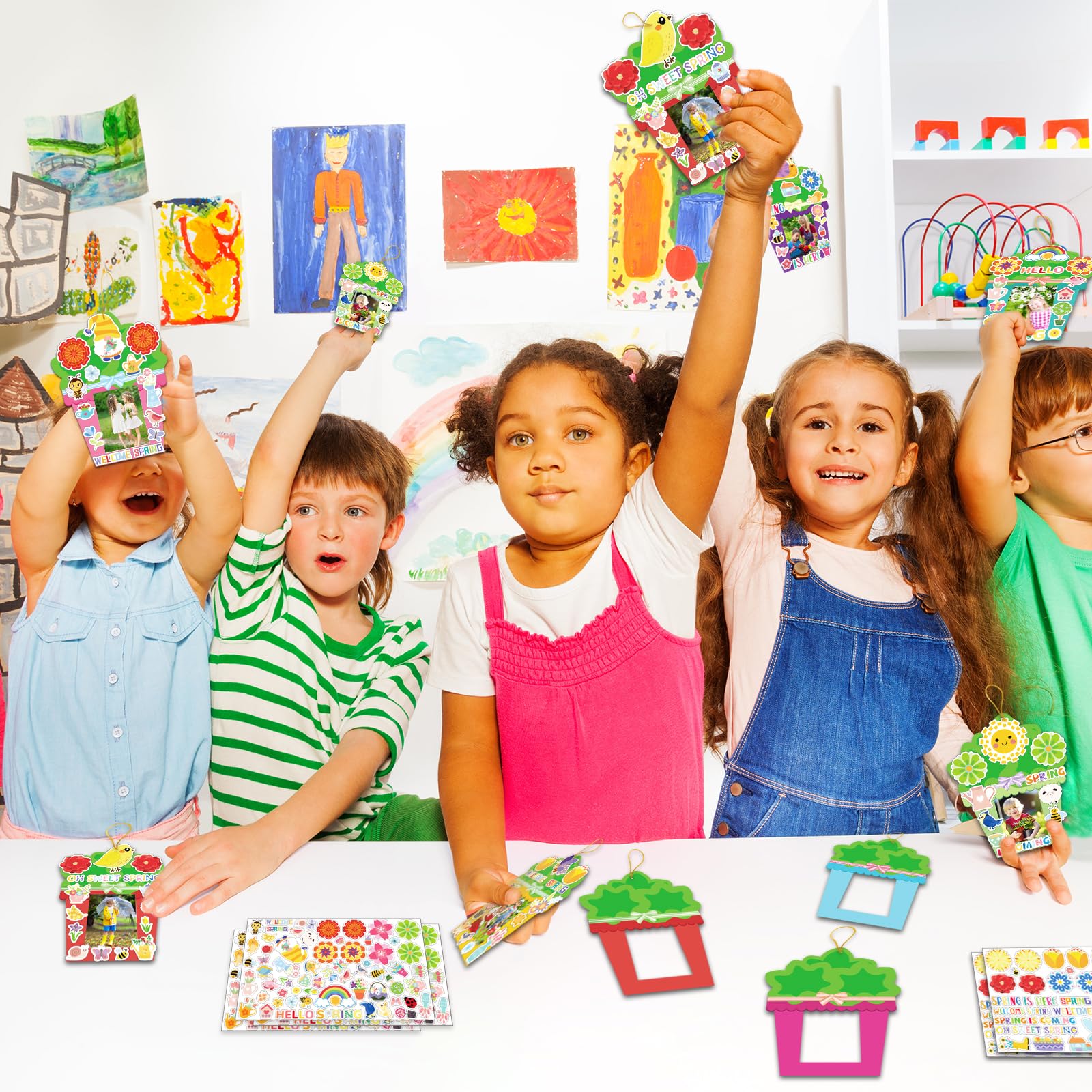 Snapklik.com : Kepeel 32 Packs Spring DIY Craft Kit For Kids, Spring ...