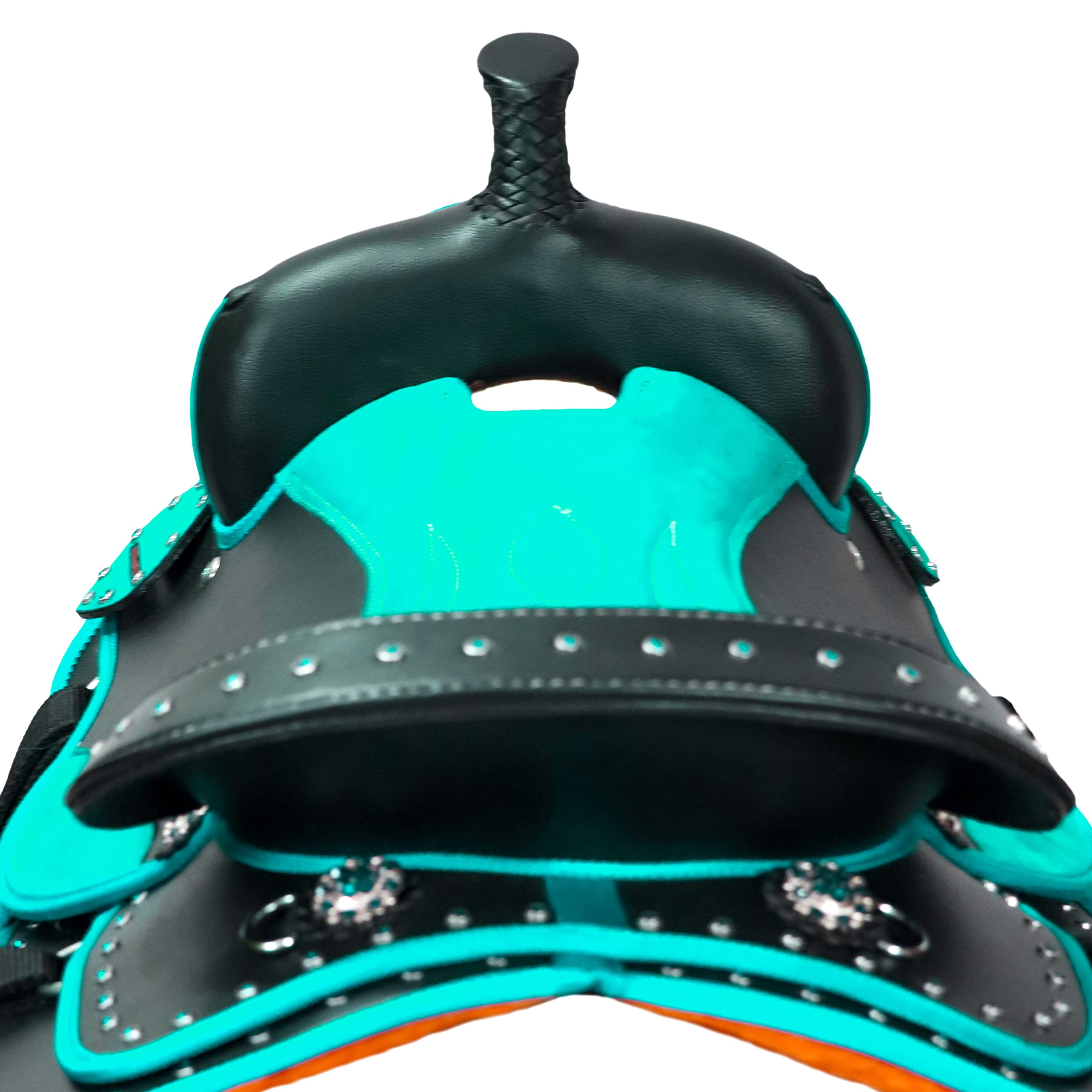 SUPREME SADDLERY Classic Barrel Racing Handmade Western Synthetic Horse ...