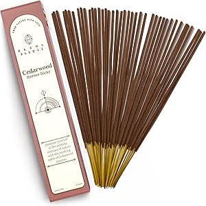 Amazon.com: Cedarwood Incense Sticks, Organic Hand Dipped Incense ...
