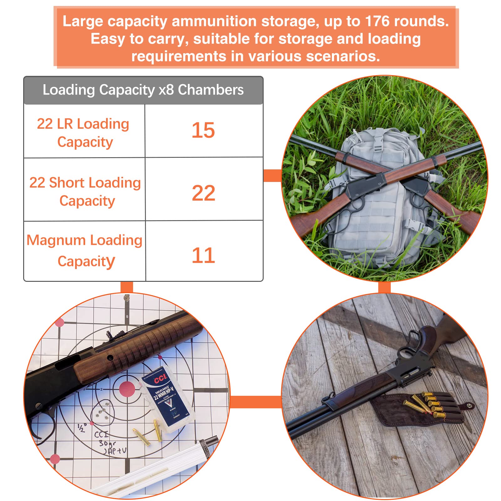 Ludex Rifle Tubular Magazine Speed Loader for .22/.17 Ammo, Design for ...