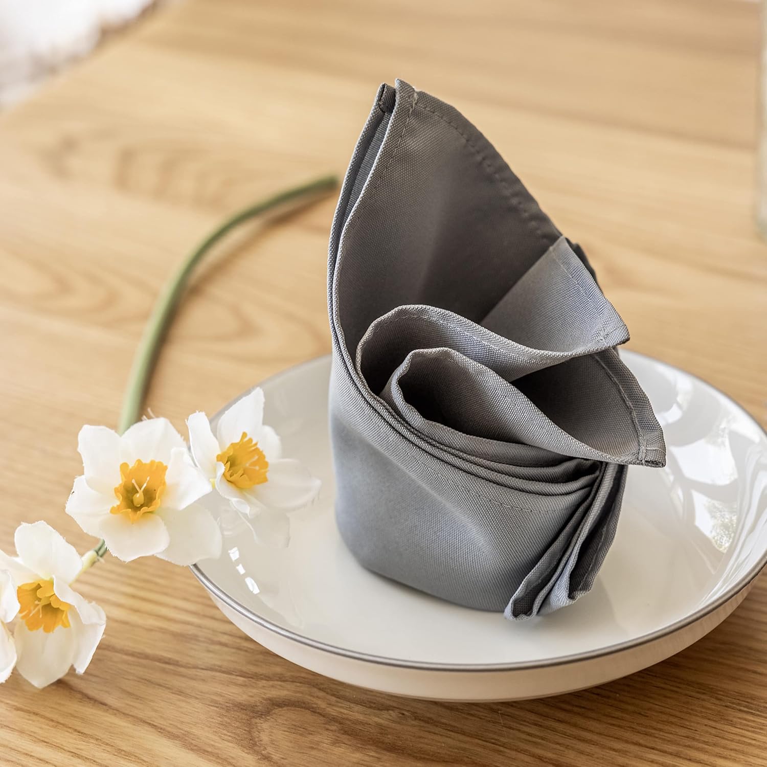 Amazon.com: Home Brilliant Cloth Napkins Set of 12, Dinner Napkins ...