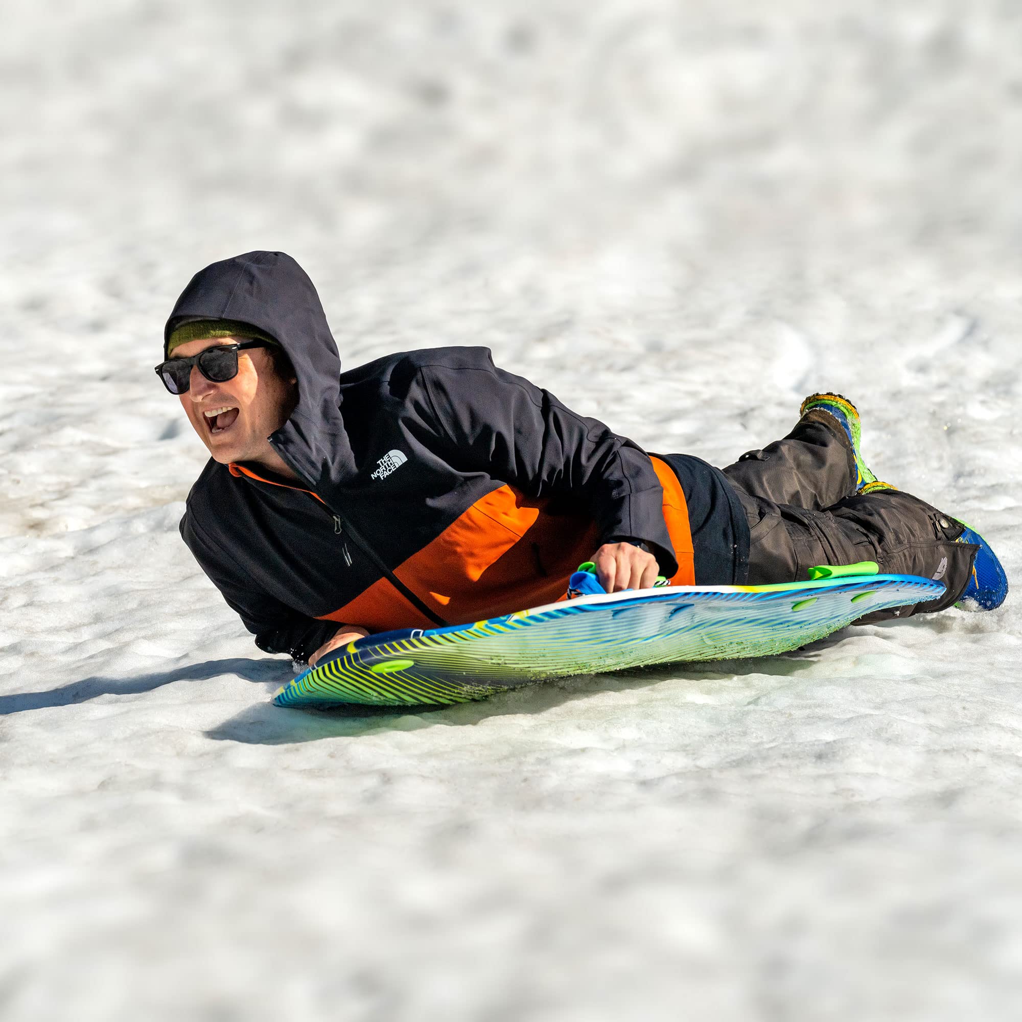 Snapklik.com : Premium Recreational Winter Foam Snow Sled Tow Rope And ...