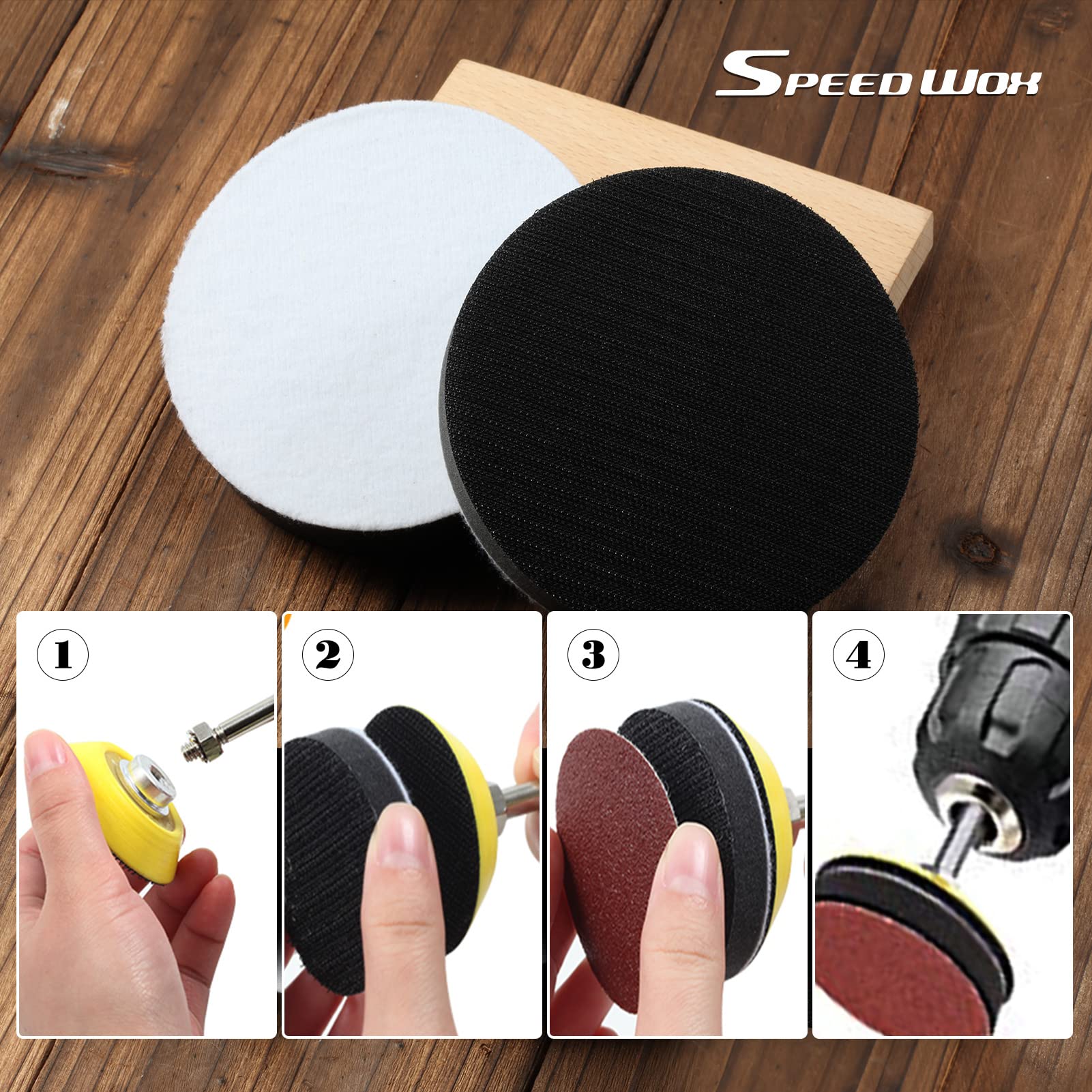 Snapklik.com : 5-inch Hook And Loop Soft Foam Buffering Pad 22mm ...