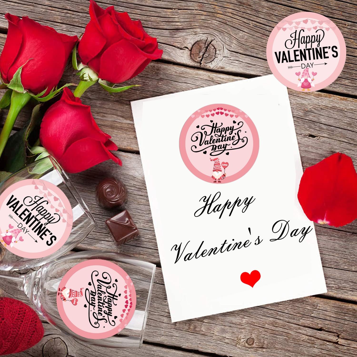 Snapklik.com : Valentine Direct Thermal Stickers Happy Valentines Day ...