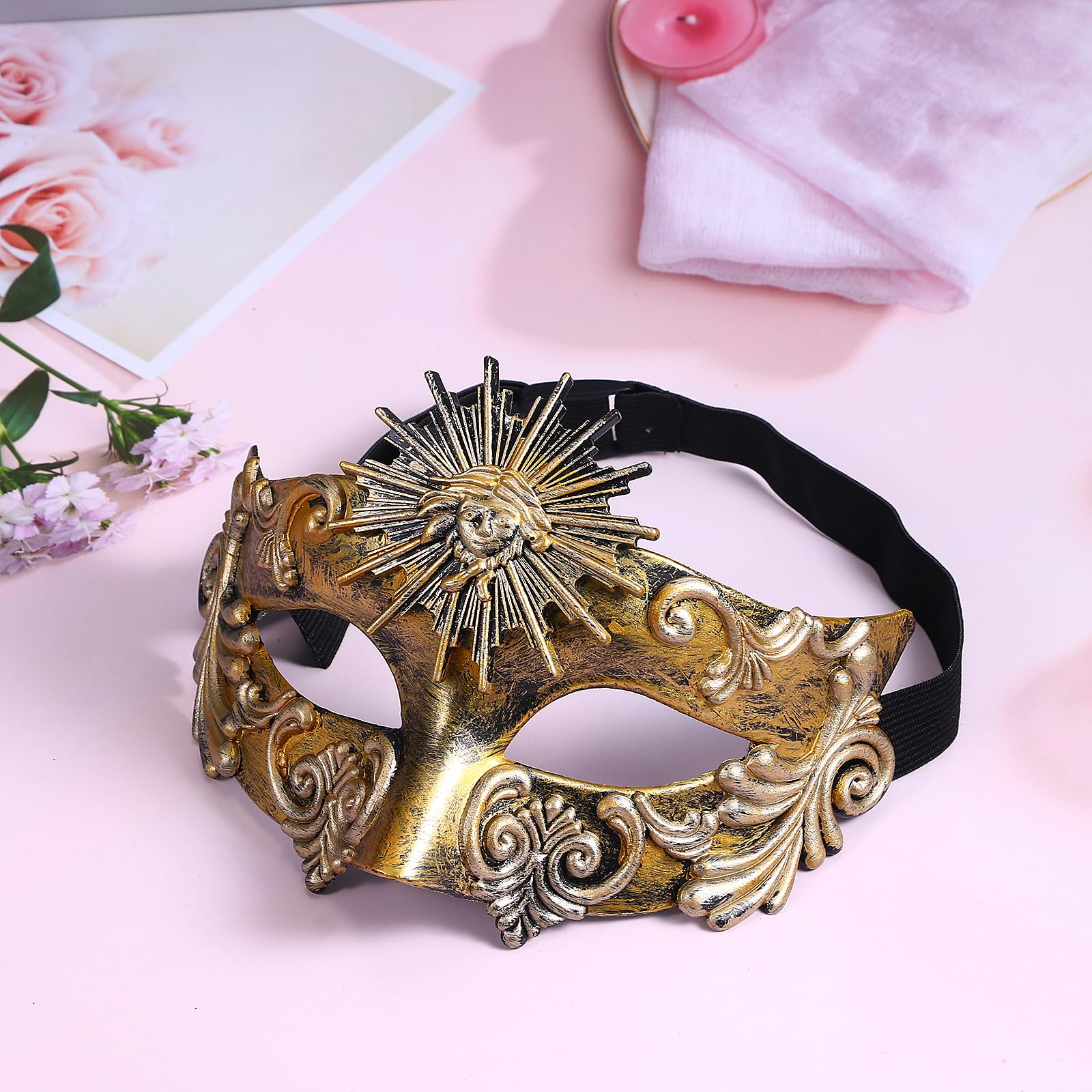 Oidea Masquerade Masks for Men: Ancient Greek Egyptian Roman Sun God ...