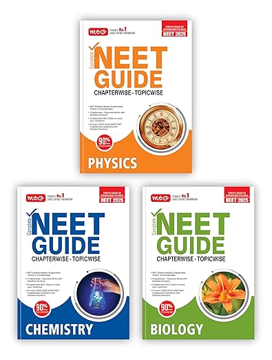 Buy MTG Complete NEET Guide Physics, Chemistry & Biology Book For 2025 ...