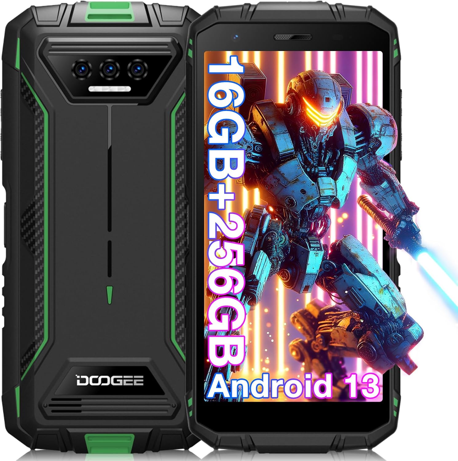 Amazon.com: DOOGEE S41 MAX Rugged Smartphone 2024, 16GB + 256GB/SD 1TB ...