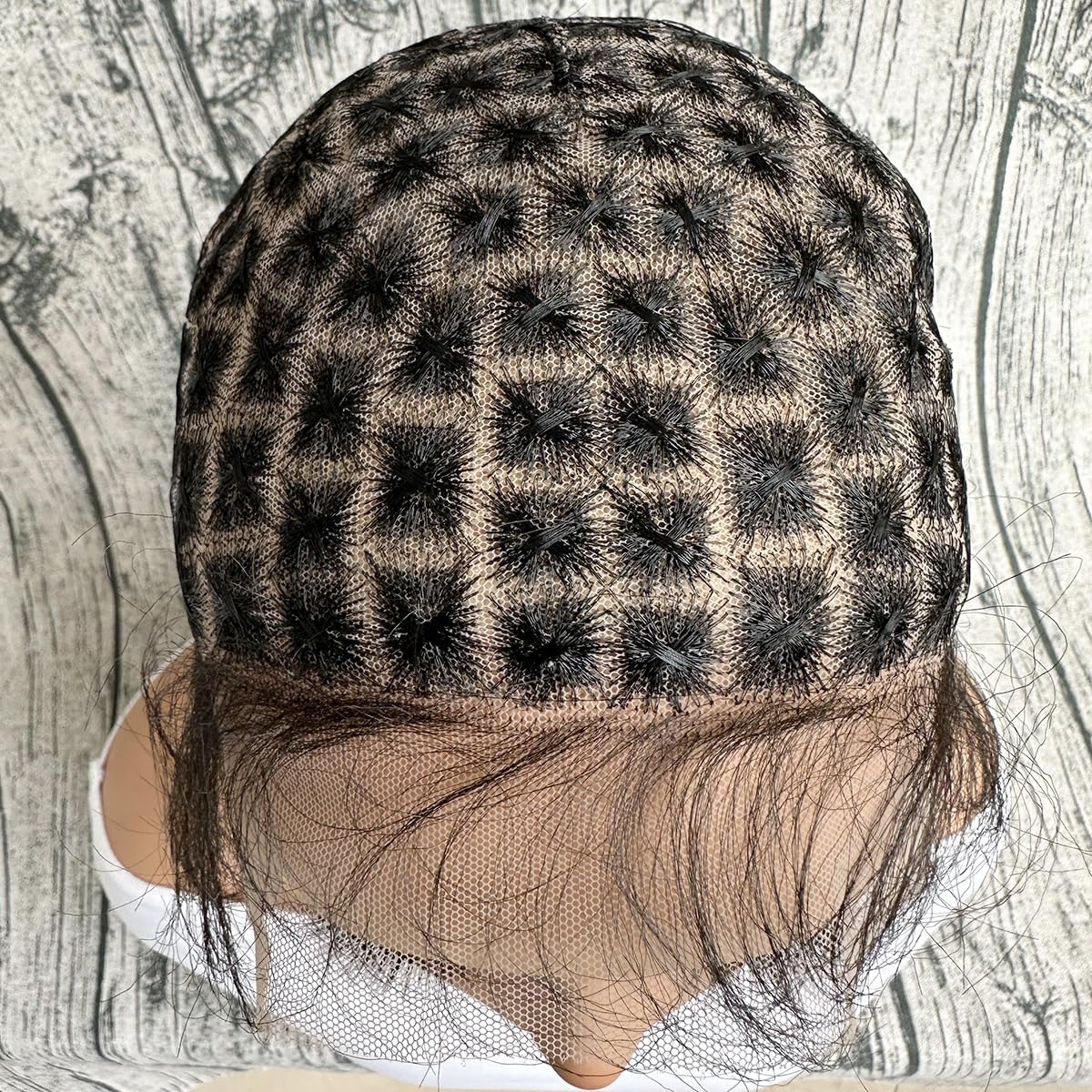 Amazon.com : LZZHAIR DIY Full Lace Braiding Wig Cap Braided Wig Cap ...