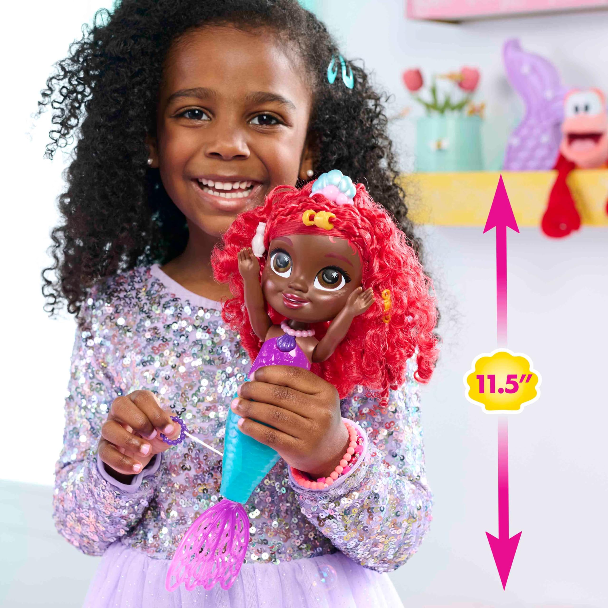 Snapklik.com : Just Play Disney Junior Bubbles Fun Ariel Doll And ...