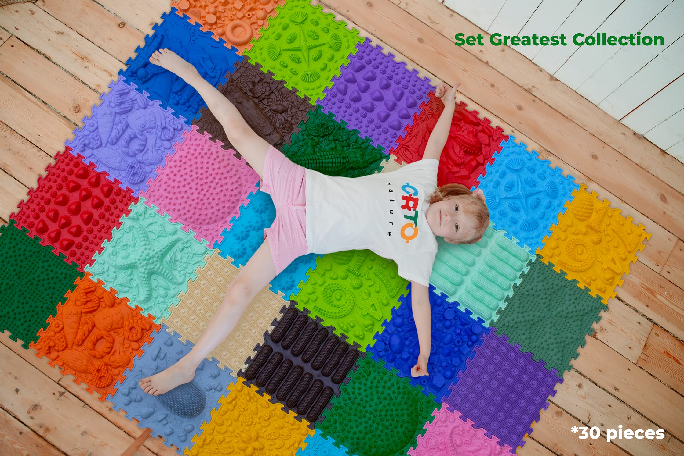 Educational Toys For 2-3 Year Olds ORTO NATURE Sensory Massage Puzzle ...