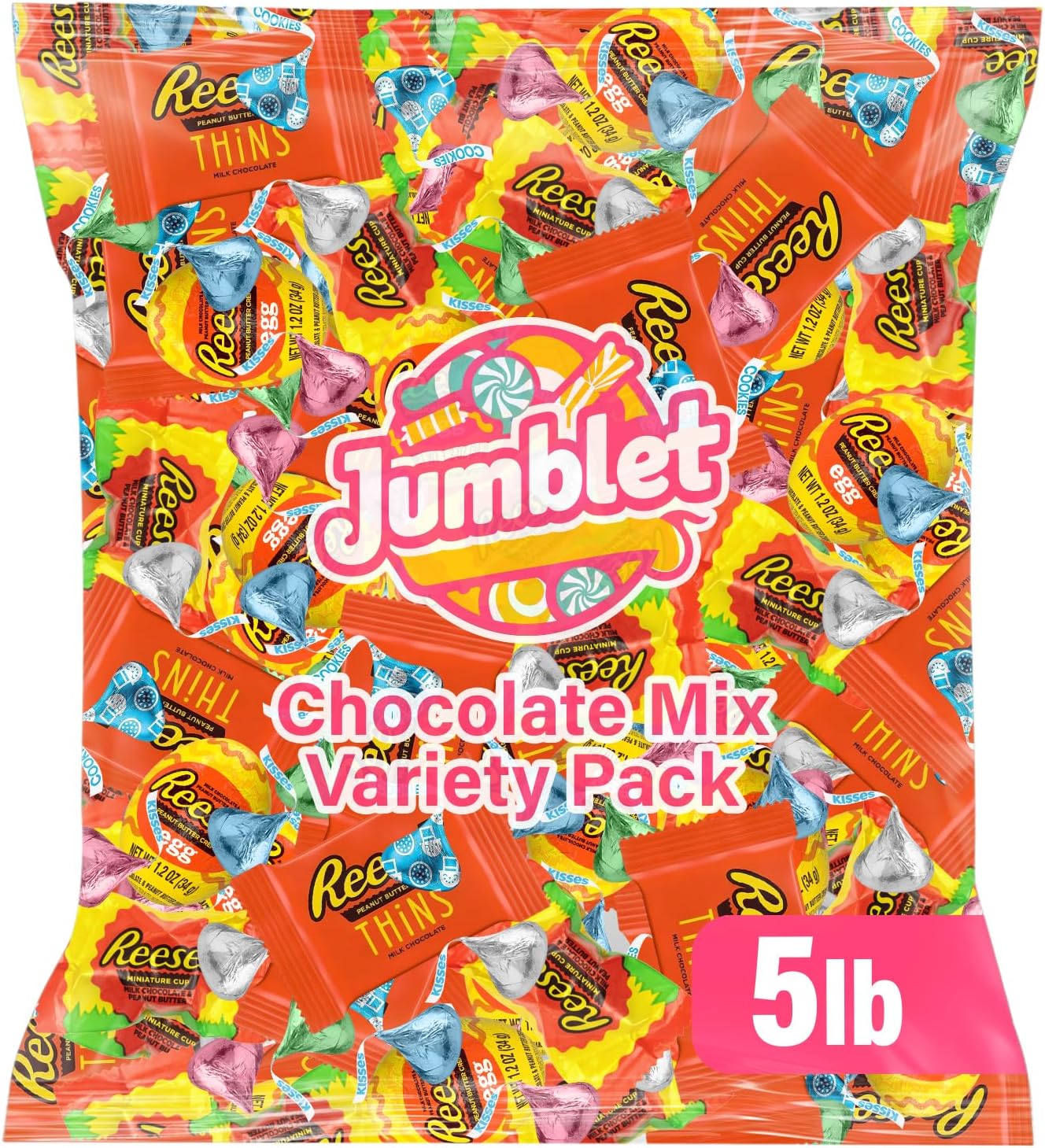 Amazon.com : Chocolate Assorted Bulk Candy Variety Pack 5lb - Mini ...