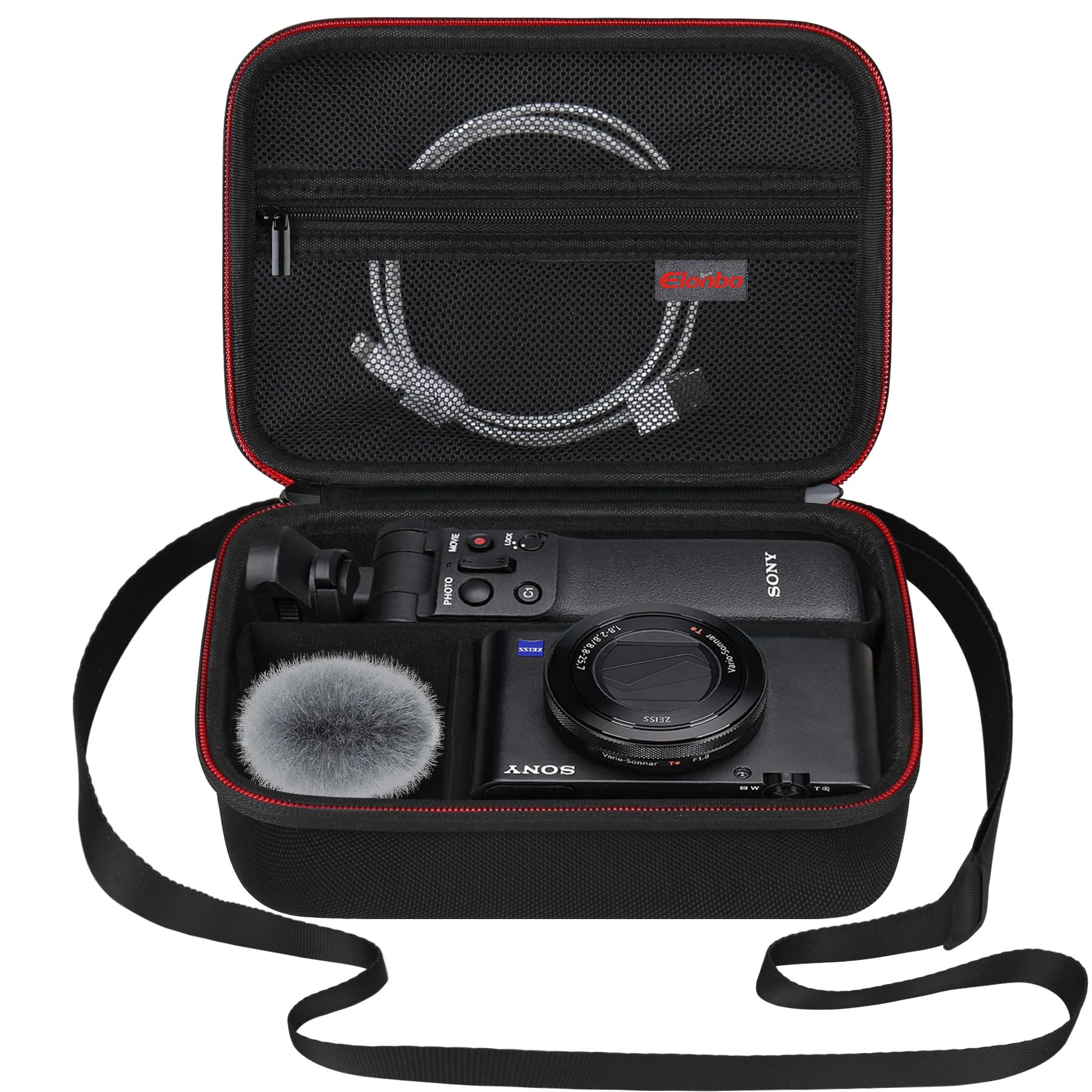Amazon.com : Elonbo Carrying Case for Sony ZV-1 / ZV-1F / ZV-1 II Vlog ...