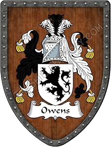 Amazon.com: Owens I Family Crest Custom Coat of Arms, Family Ancestry ...