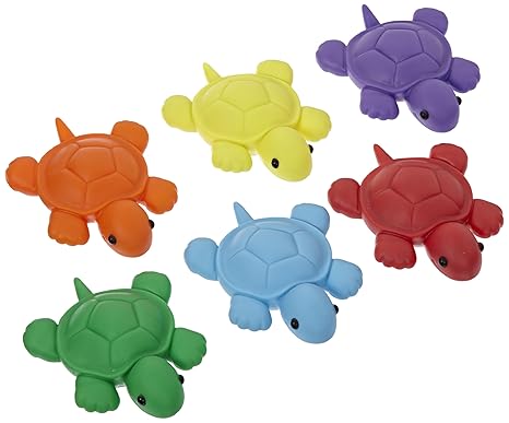 Amazon.com: Sportime Indestructible Bean Bag Turtles, Set of 6 : Toys ...