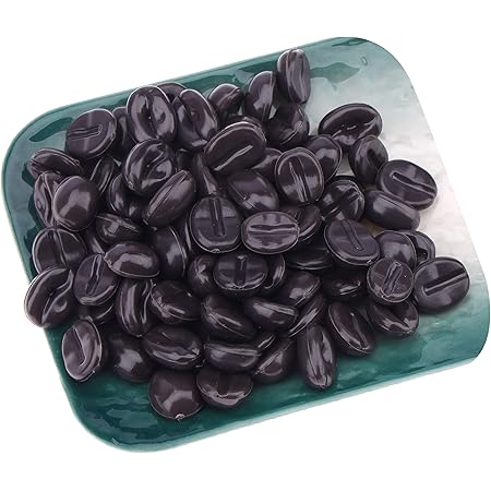 Amazon.com: Meiwlong 100g Artificial Lifelike Coffee Beans Faux Fake ...