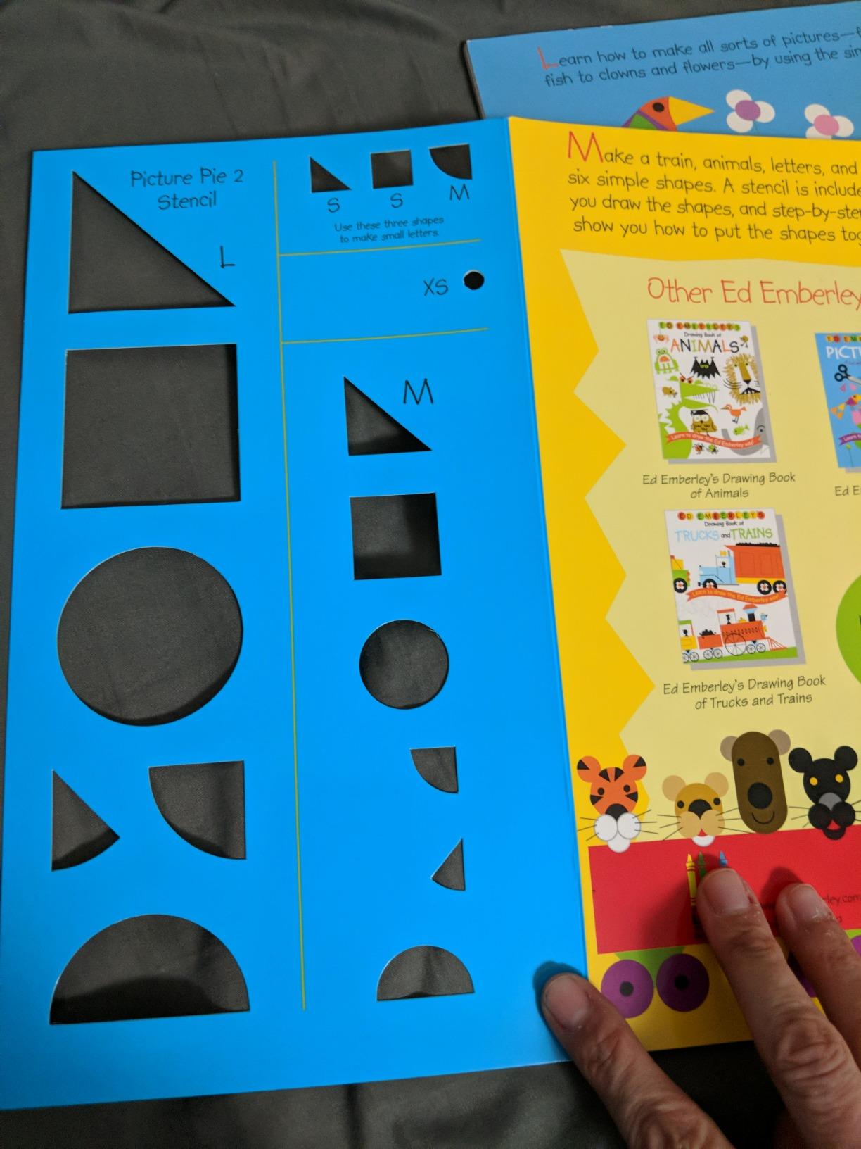 Ed Emberley's Picture Pie 2: A Drawing Book and Stencil: Emberley, Ed ...